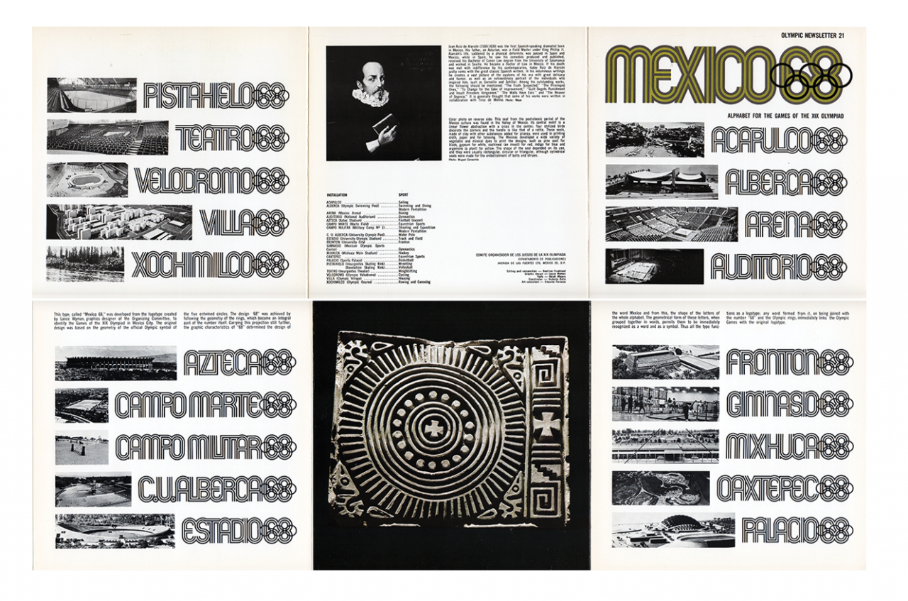 El eco del icónico diseño de México 68 —Próxima estación: jai alai ...